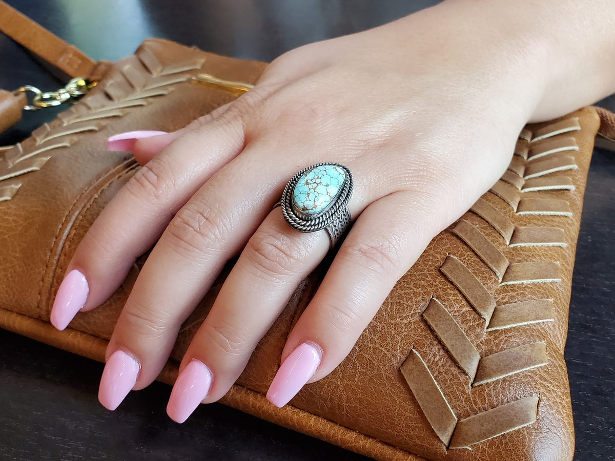 Golden Brown Matrix Number 8 Ring – earthlodge